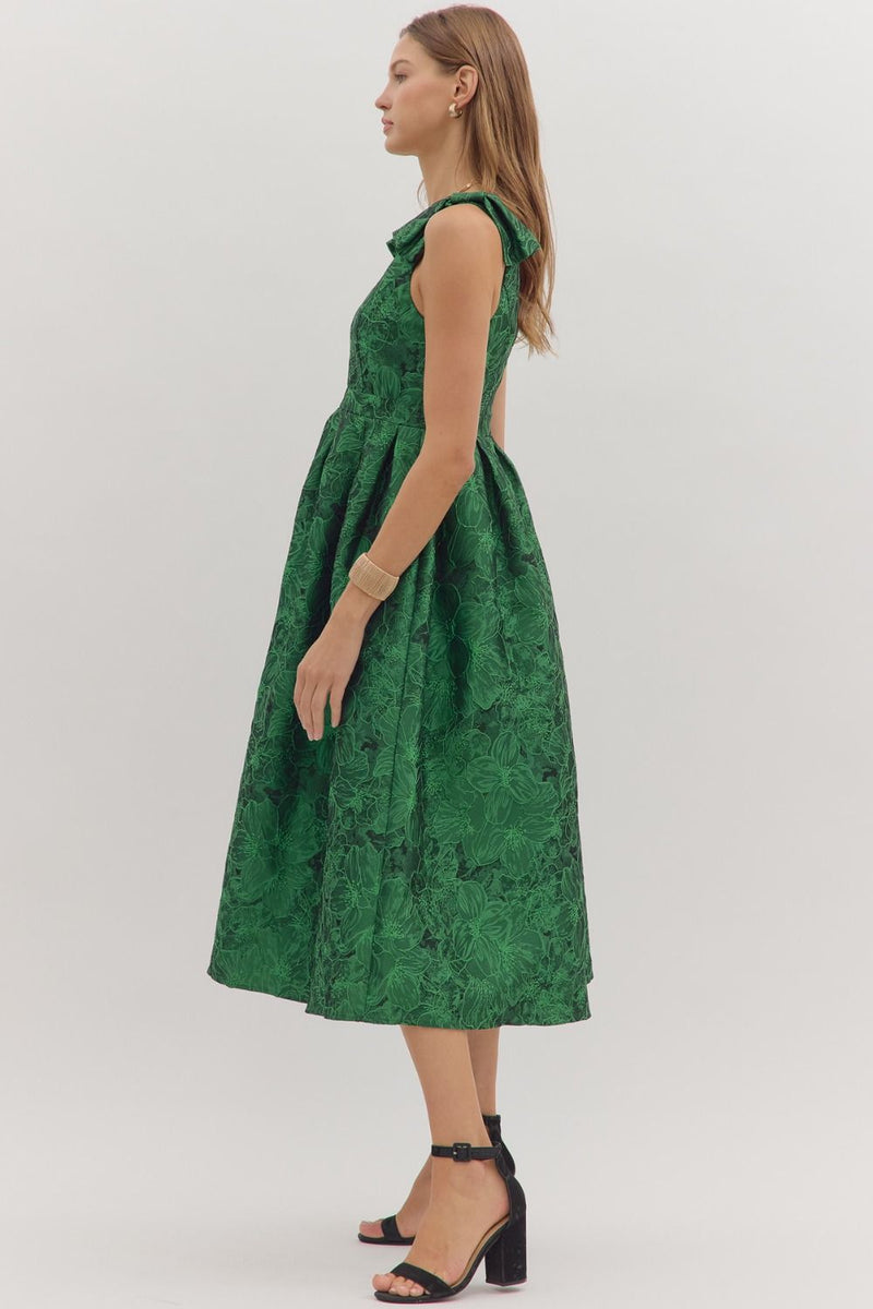 Cameron Jacquard Midi Dress