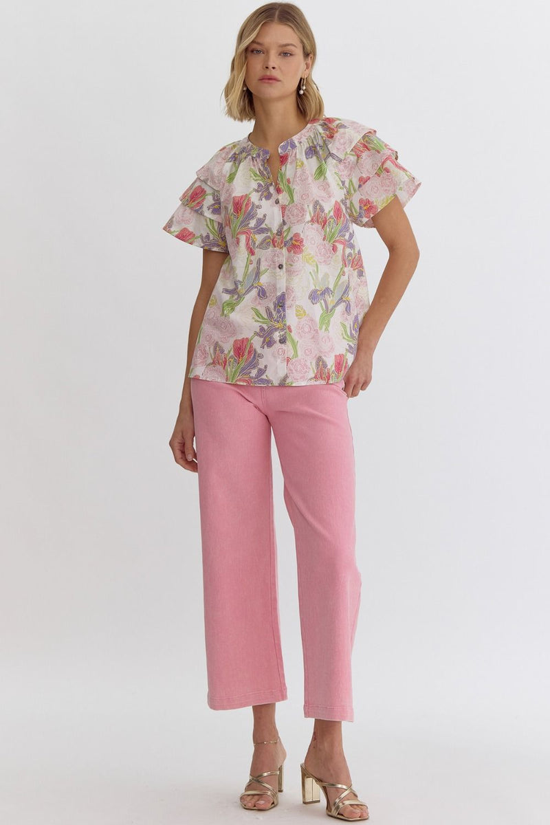 Entro Ava Floral Top